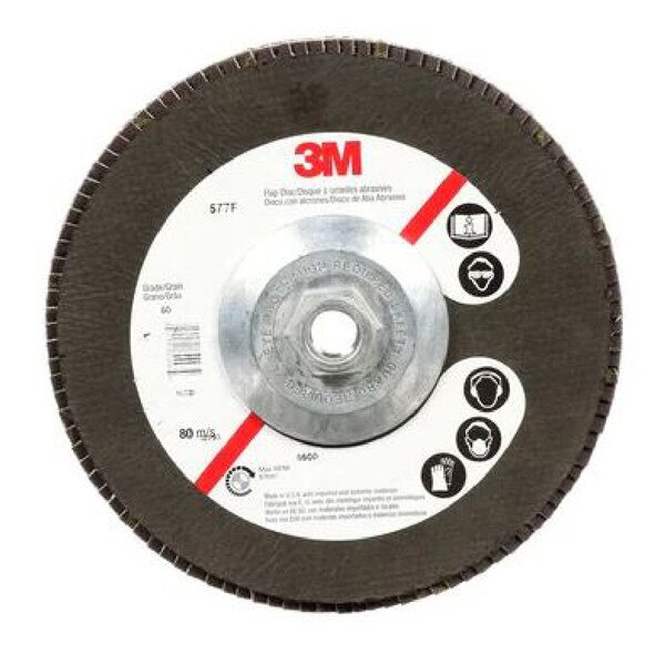 3M Flap Disc, Type 27, 577F Series, Zirconia Alumina (Z/A)
