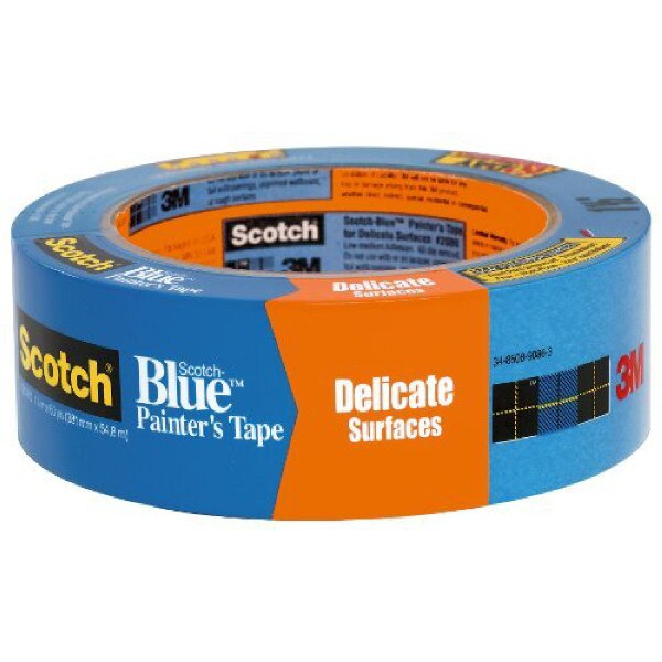 3M Masking Tape, Painter's Tape, Delicate Surfaces, Blue