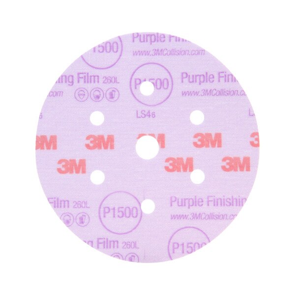 3M Hookit Clean Sanding Disc, Aluminum Oxide (A/O), Hook & Loop ...