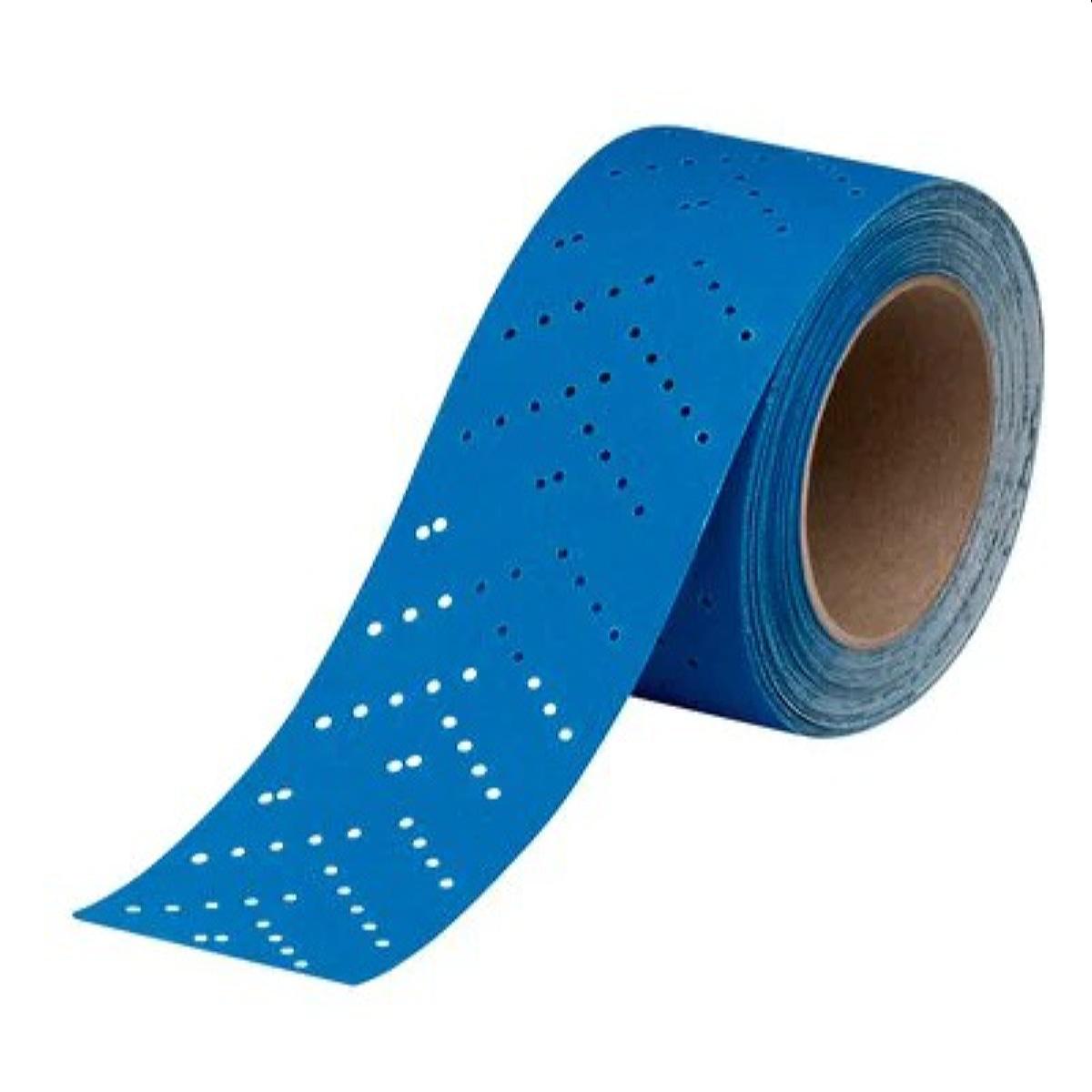 3M Hookit Blue Multi-Hole Abrasive Sheet Roll, Ceramic Aluminum Oxide ...