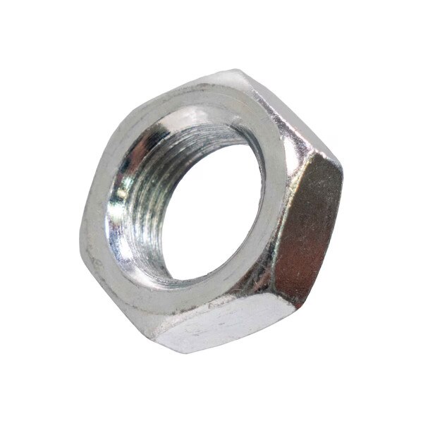 Hex Jam Nut, M30 x 3.50 RH Thread, Zinc Coated