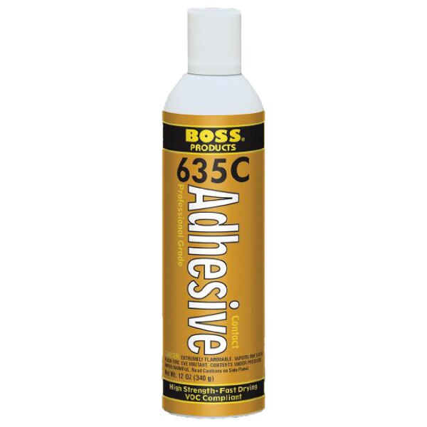 BOSS Contact Adhesive, 635C Series, Spray Can