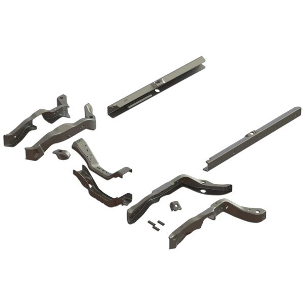 Afco Front Clip Kit, Weld-On, Steel, Natural, 1968-72 Chevelle