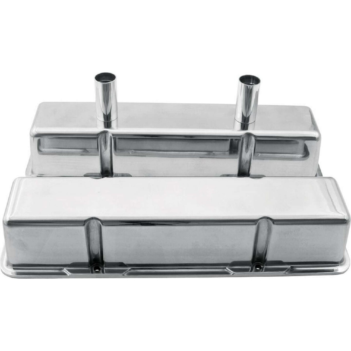 Allstar Performance Valve Covers, Tall, Aluminum, Polished, Small Block ...