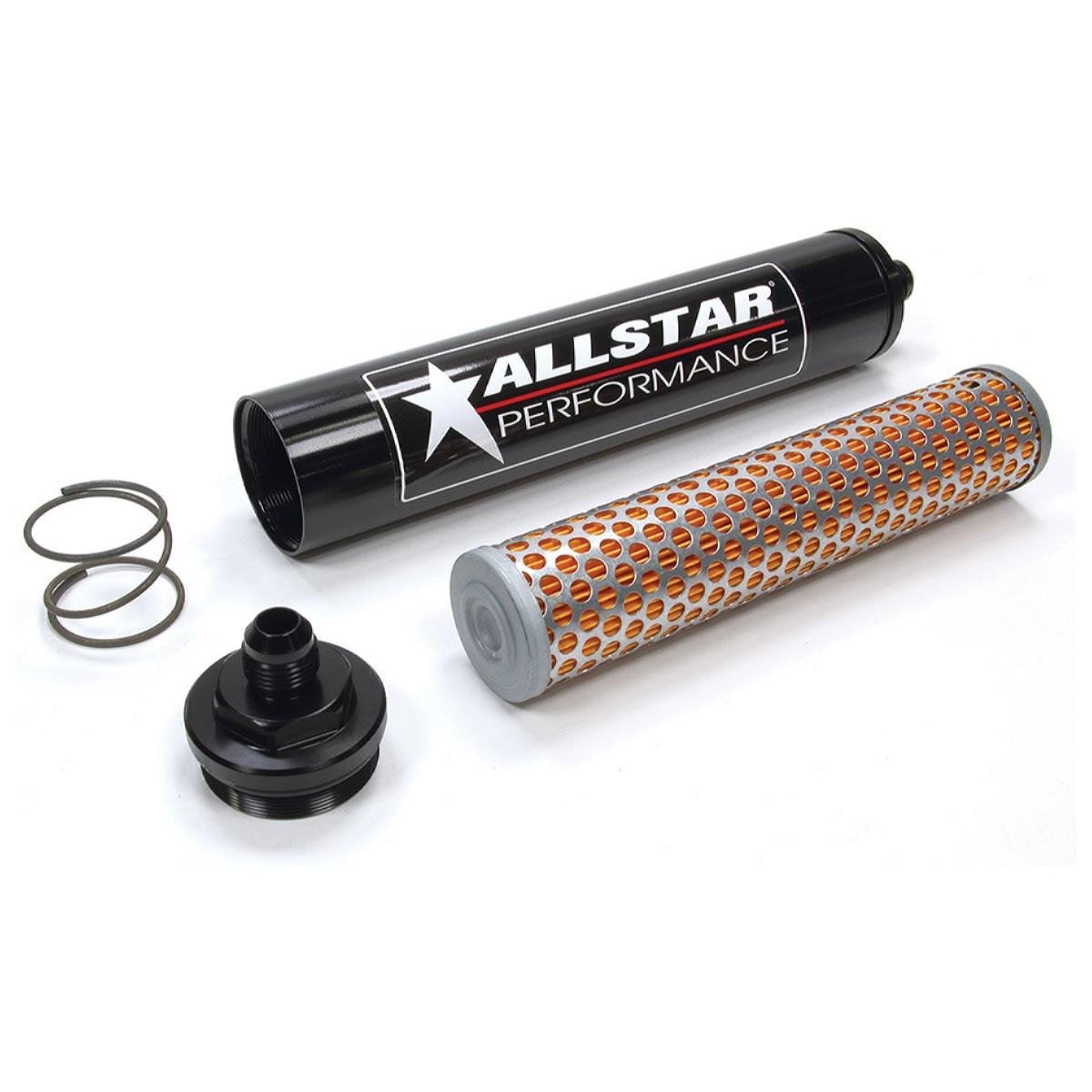 Allstar Performance Fuel Filter, Inline, 10-Micron Paper Element ...