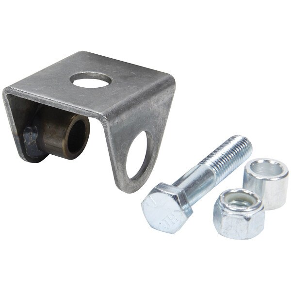 Allstar Shock Mount, Wide, Weld-On, Flat Mount, Straight, Steel