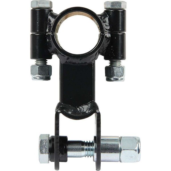 Allstar Shock Mount, Clamp-On, Steel, 1.500" OD Tube, Black (Drop Mount)