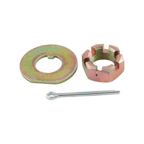 Allstar Spindle Nut Kit, GM Metric Hubs (Cotter Pin, Washer & Nut Included)