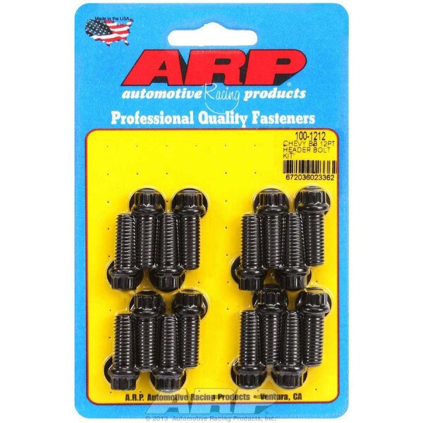ARP Header Bolt Kit, 3/8" Thread, 1.000" Length, 12-Point Head ...