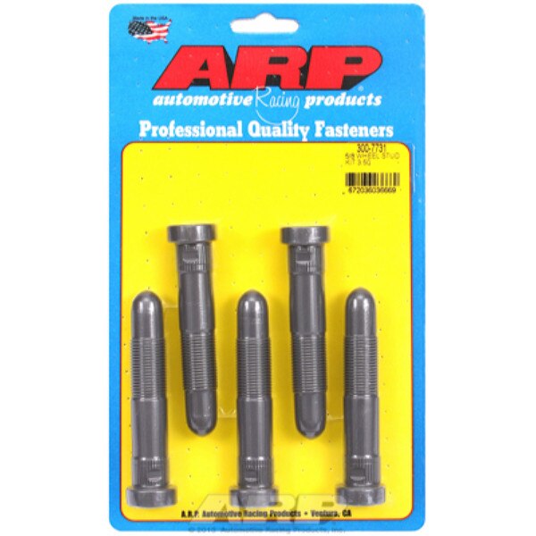 ARP Wheel Studs, Bullet Style Nose, 5/8"-18 Thread, 2.650" Thread ...