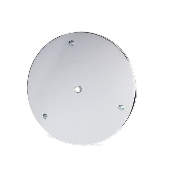 Aero Wheel Cover, 15.000" Wheel, Plastic, Non-Vented, Chrome