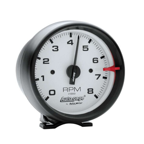 Autometer Gauge, Tachometer, Autogage, 0-8,000 RPM, Analog, 3-3/4 ...