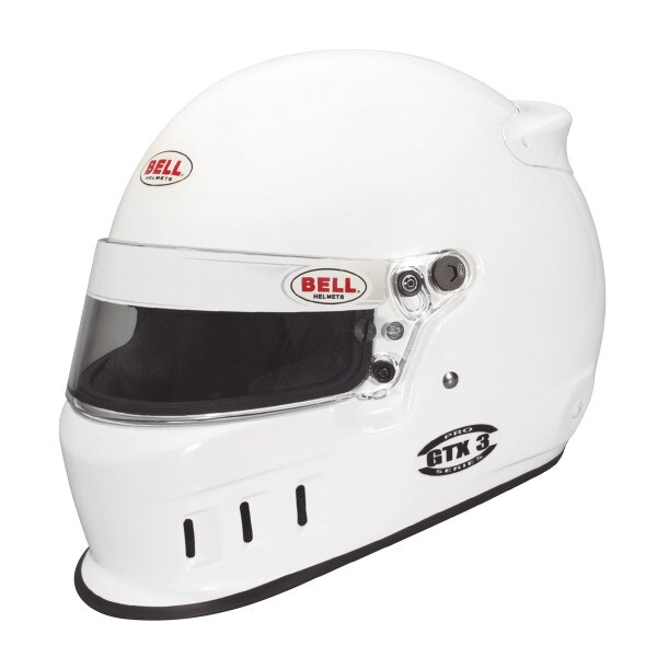 Bell Helmet, GTX3, Duckbill, Full Face, Gloss White, 58cm, SA2020 / FIA8859