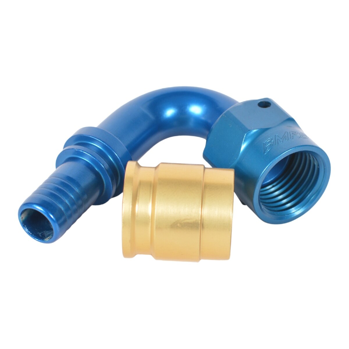 Brown & Miller Hose End, PROGold AC Crimped Series, 120 Degree, #20 AN ...