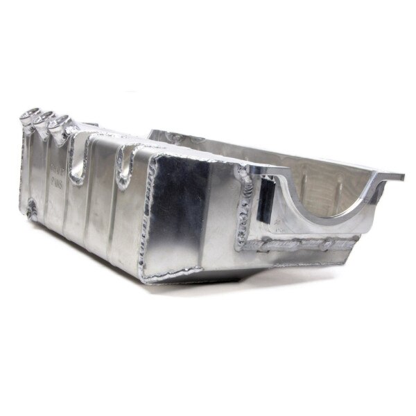 Champ Pans Engine Oil Pan, Dry Sump, 6.000" Deep, Aluminum, Natural ...