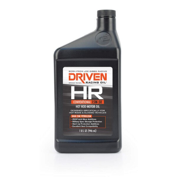 Driven Motor Oil, HR Series, Conventional, 15W50, 1 Quart (HR1)