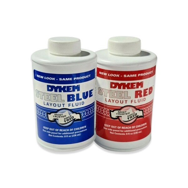 Dykem Layout Fluid, 8 oz. Brush-In-Cap Bottle