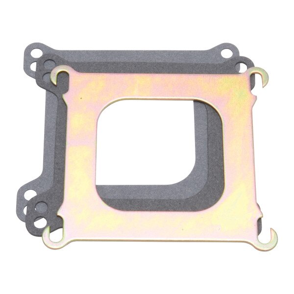 Edelbrock Carburetor Adapter, 0.094" Thick, Open, Square Bore to Spread ...