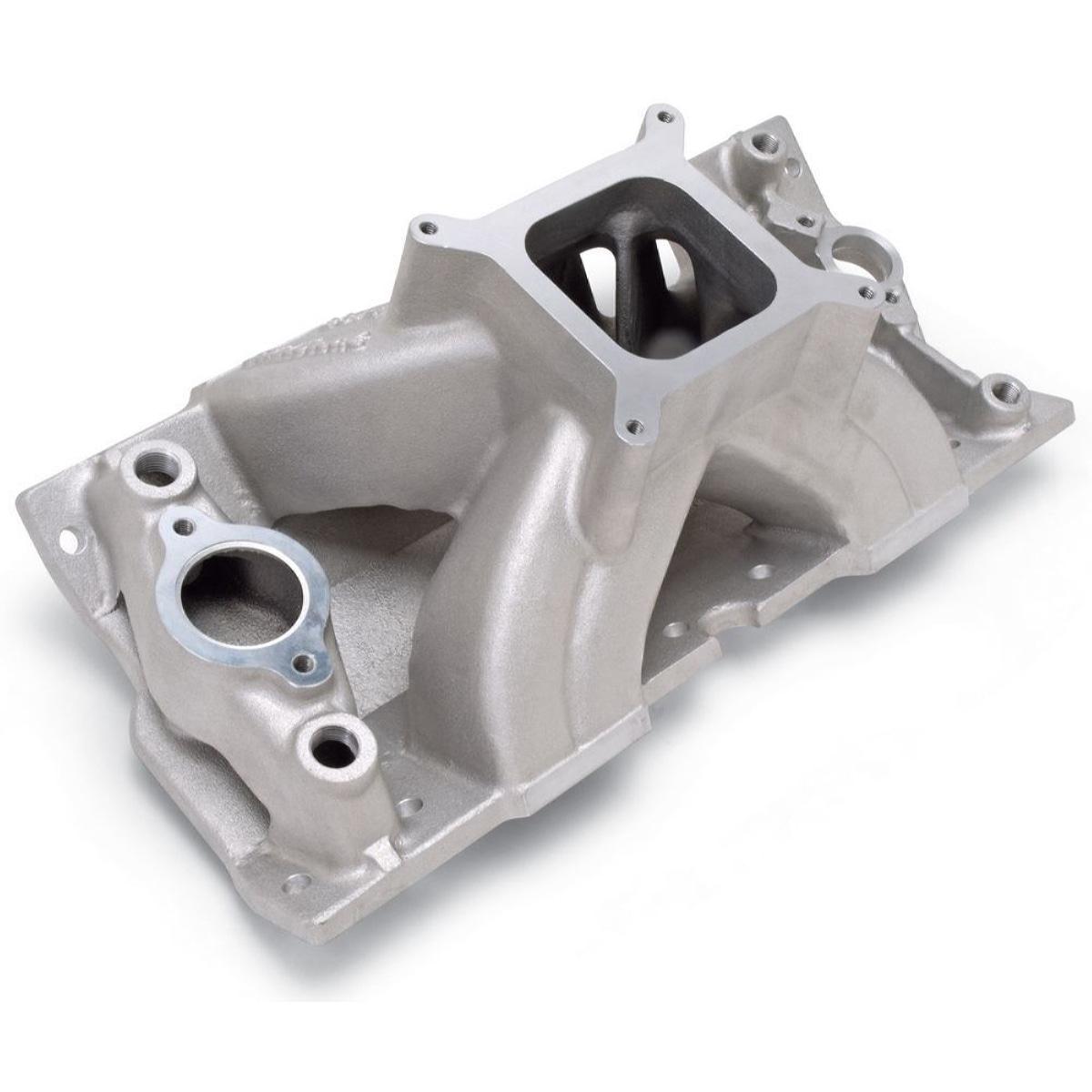 Intake Manifold, Super Victor, Square Bore, Single Plane, Aluminum ...