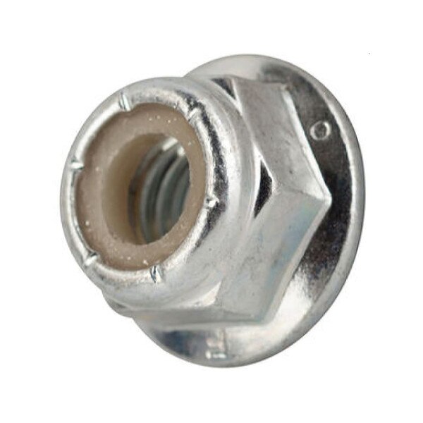 Flange Nylock Nut, Nylon Insert Lock Nut, Zinc Coated