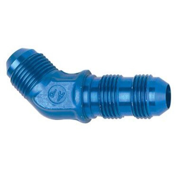 Fragola Bulkhead, 45 Degree, #3 AN Male, #3 AN Male Bulkhead, Aluminum ...
