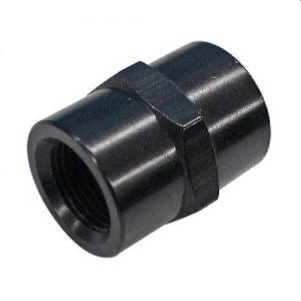Fragola Female Pipe Coupler, 1/4" NPT Female, 1/4" NPT Female, Aluminum ...