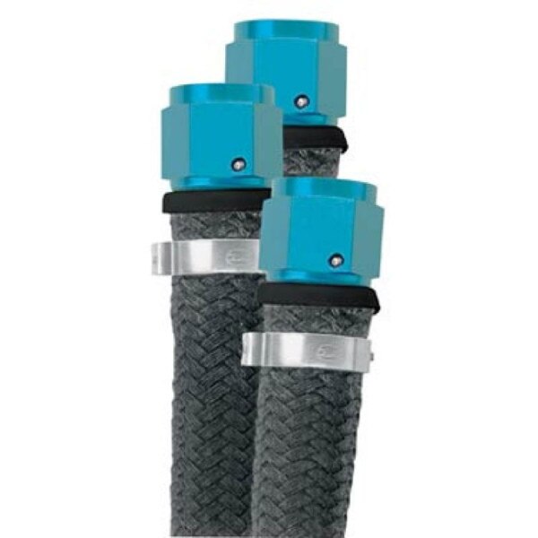 Fragola Hose, Push-Lok, Braided Fiber Exterior, Black, #6 AN, Bulk ...