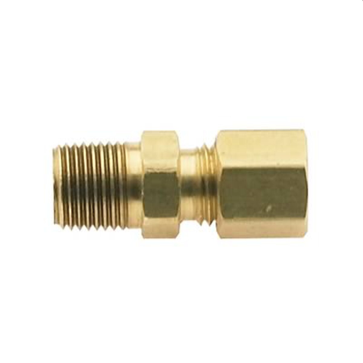 Fragola Compression Fitting, Straight, 1/8" NPT Male, 3/16" Tube, Brass ...