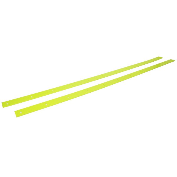 Fivestar Wear Strip, 116.000" Length, 1.875" Width, Plastic, Fluorescent Yellow, ABC NextGen ...