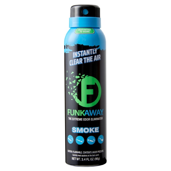 FunkAway Extreme Odor Eliminator, Smoke, 3.4 oz. Aerosol Can