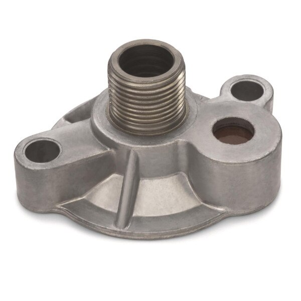 GM Performance Oil Filter Adapter, Bolt-On Bypass, 13/16"-16 Center ...