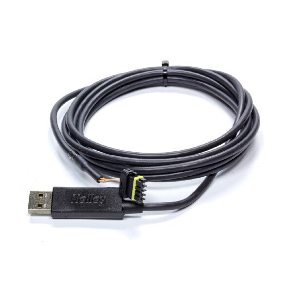 Holley Data Transfer Cable, USB to CAN, 8' Length, Black, Sniper ...