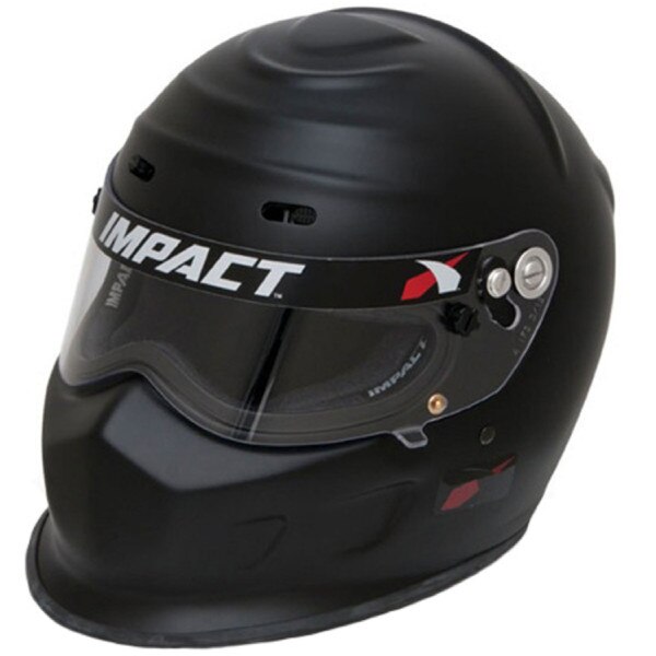 Impact Racing Helmet, Champ, Full Face, Matte Black, Medium, SA2020