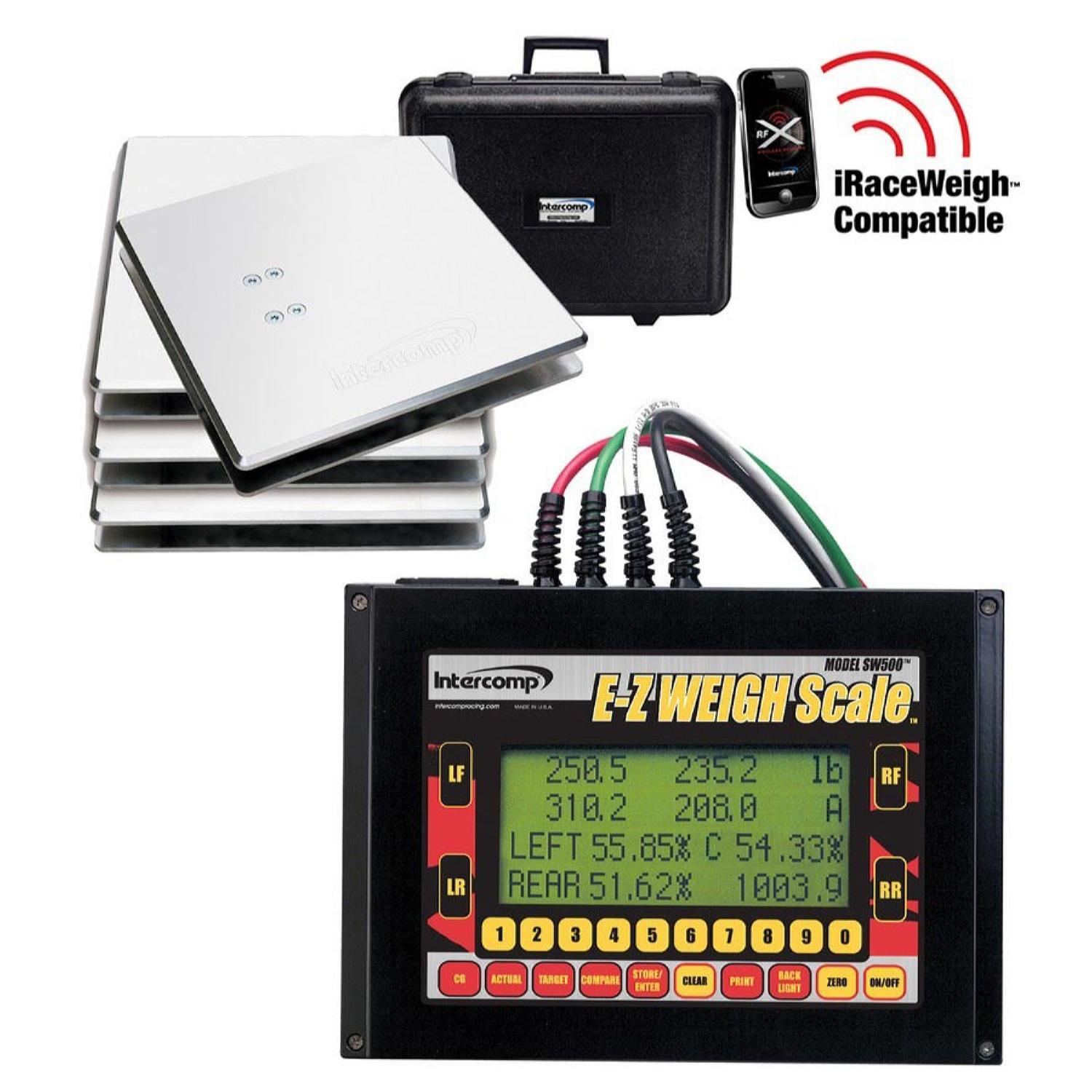 Karting Scale System, SW500 E-Z Weigh, 10.000" Pads, 400 lbs Pad Capacity