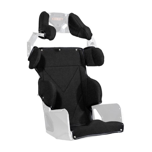 Kirkey Seat Cover, Snap Attachment, Tweed, Black (16.000" Kirkey 80 ...