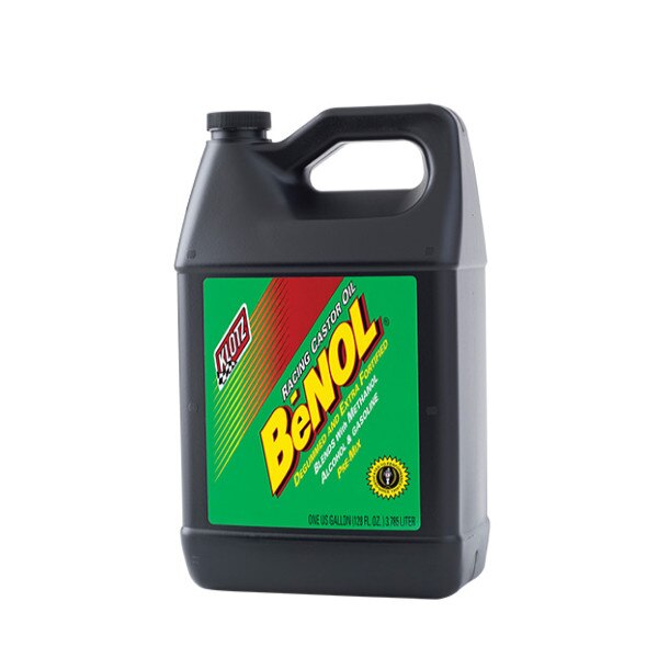 Klotz 2-Stroke Premix Oil, Benol Racing Castor, 1 Gallon Jug