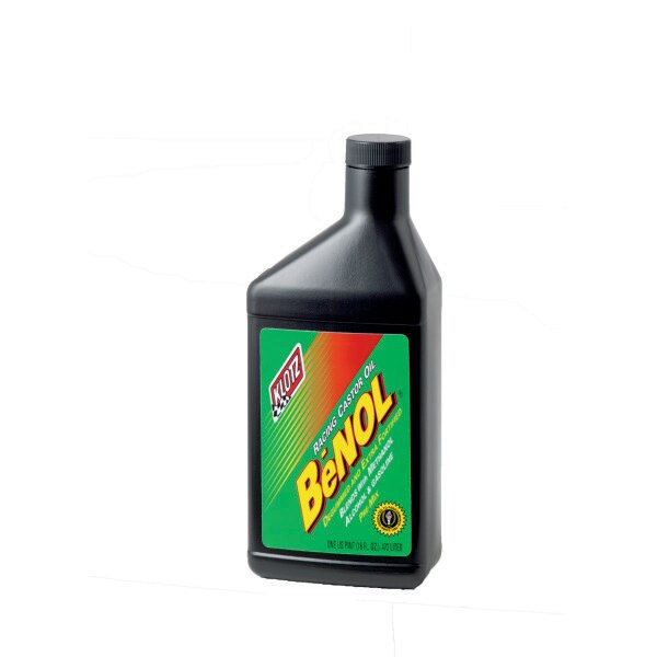 Klotz 2-Stroke Premix Oil, Benol Racing Castor, 1 Pint