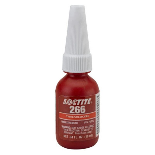 Loctite Threadlocker, Loctite 266 Series, High Strength, Orange, 10 ml ...