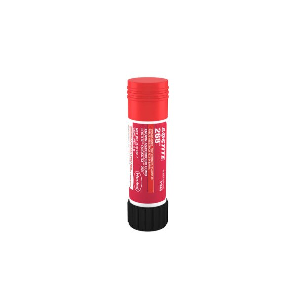 Loctite Threadlocker Quickstix, 268 Series, High Strength, 9 g. Stick, Red
