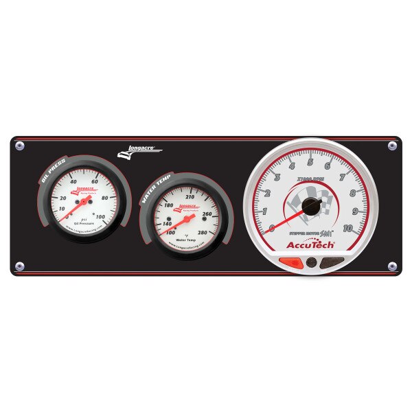 Longacre Gauge Panel Assembly Kit, Sportsman Elite, Analog, White Face ...