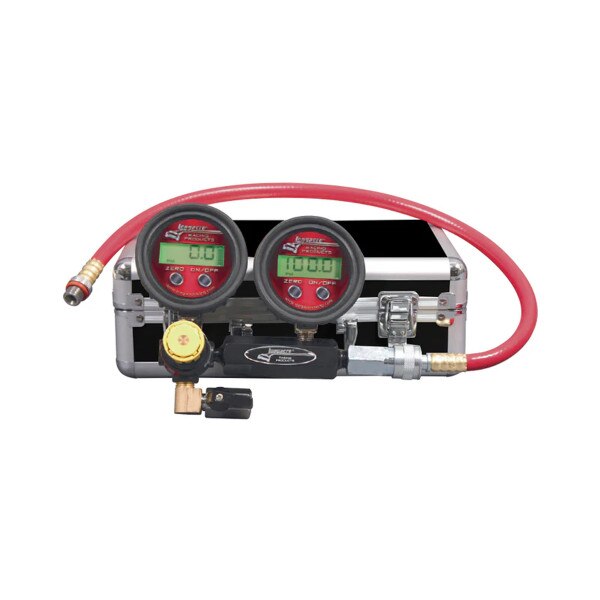 Longacre Leak Down Tester Kit, Dual Gauge, Mechanical, Digital, 26.000 ...