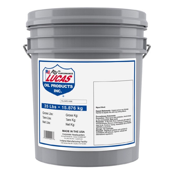 Lucas Motor Oil, Racing Only, Conventional, 20W50, 5 Gallon