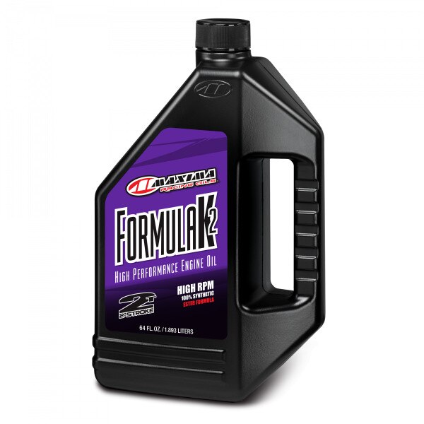Maxima 2 Stroke Oil, Formula K2, Synthetic, 64oz. Bottle