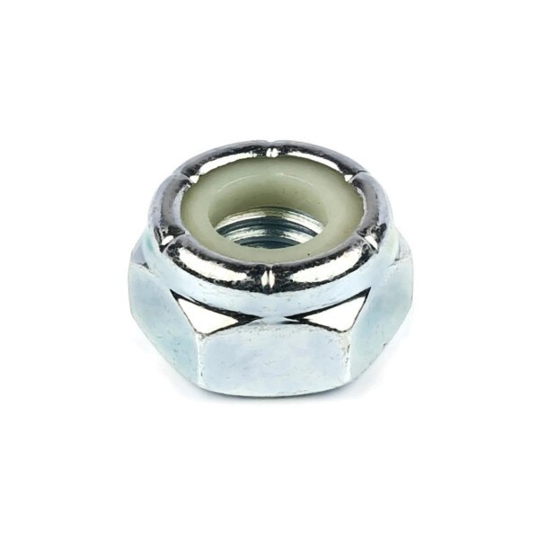 Jam Nylock Nut, M10 x 1.50 Thread, Zinc CR+3