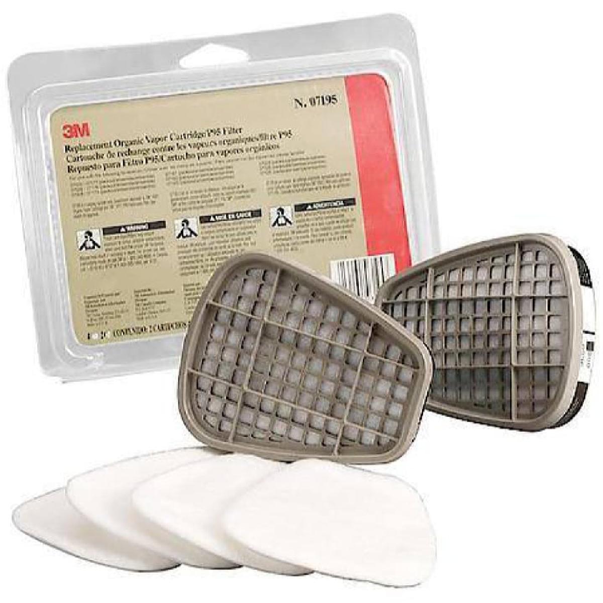 Replacement Cartridge/Filter Packout, Organic Vapor / P95 Filter