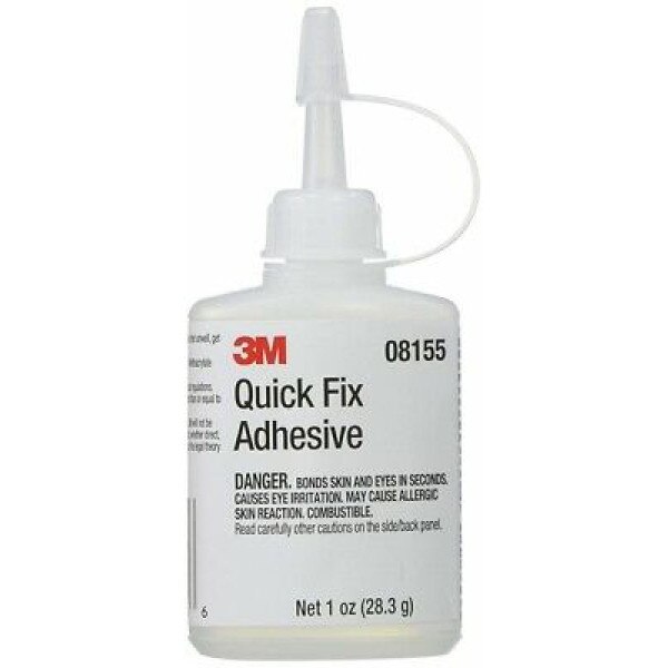 3M Quick Fix Adhesive, 1 oz. Bottle