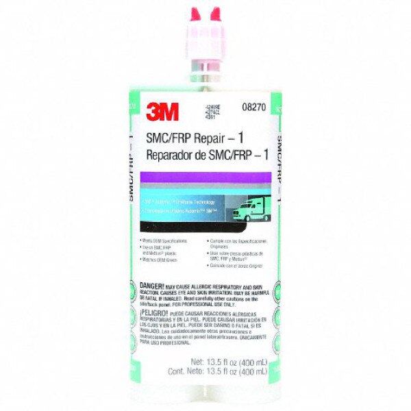 3M SMC / Fiberglass Repair Adhesive, Green, 90 Second Work Time, 400 ml ...