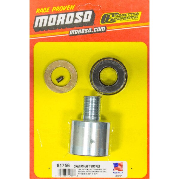 Moroso Crankshaft Turning Tool, 1/2" Drive, Steel, Big Block Chevy