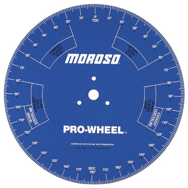 Moroso Degree Wheel Kit, Professional Series, 18.000" Diameter, Steel ...