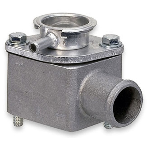 Moroso Water Neck Manifold Kit, 90 Degree, 3.250" Tall, Slip-On Hose ...